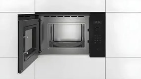 Bosch Serie 6 BFL524MB0 černá / Mikrovlnná trouba / Vestavná / Gril /