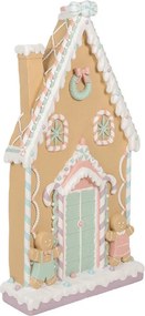Perníková veliká dekorace chaloupky a perníčků Gingerbread House - 50*15*93 cm