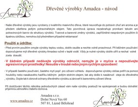 AMADEA Dřevěná vidlička, masivní dřevo, délka 25 cm