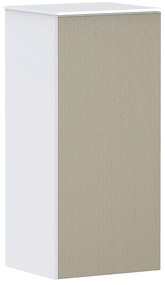 Hansgrohe Xevolos E - Boční skříňka 41x89x36 cm, 1 dvířka, panty vpravo, matná bílá/bronz 54215390