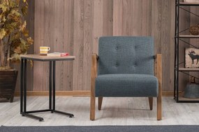 Designové křeslo Tamarix modro-hnědé
