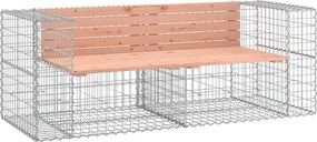 Zahradní lavice gabionový design 184x71x65,5 cm masiv douglasky 3196237