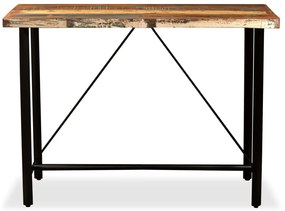 vidaXL vida XL Barový stůl masivní recyklované dřevo 120 x 60 x 107 cm