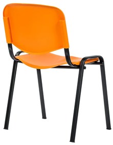 Konferenční židle TAURUS PN ISO černý lak, plastový opěrák a sedák dle výběru