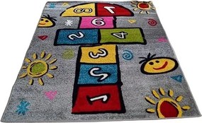 HU Vícebarevný dětský koberec „Kids – skákací hra“ Rozměr: 60x100 cm