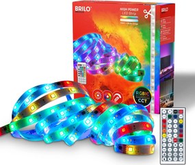 BRILO LED samolepicí pásek RGBIC+CCT 150 LED, 24 W, 1200 lm, 2700-6500K, 5 m