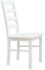 Židle 01, buk, barva bílá, kolekce Belluno Elegante