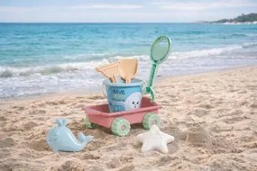 Androni RECYKLACE PASTEL Sada na písek oceán s vozíkem / od 10 měsíců