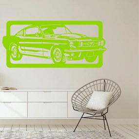 Živá Zeď Samolepka na zeď Ford Mustang Barva: černá