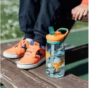 Quokka Plastová láhev s pítkem Glow Kids Tigers 580 ml