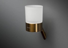 Deante Silia, nástěnný koupelnový pohár, broušený bronz, DEA-ADI_C911