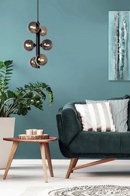 Toolight Toolight, závěsné svítidlo Modern 6xG9 APP1163-6CP, černá matná, OSW-04692