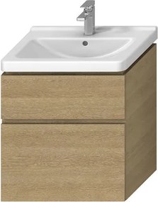 Jika Cubito koupelnová skříňka pod umyvadlo 64x47,1x68,3 cm dub H40J4244025191