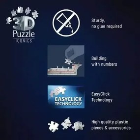 Ravensburger 3D Puzzle Iconics: Buckinghamský palác (Noční edice) / 21