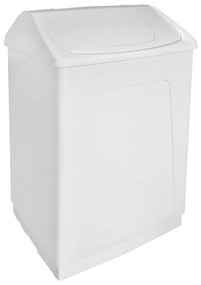 NOFER Odpadkový koš výklopný, 55 l, bílý plast ABS (14027)