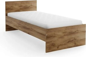 Postel ELISA 90 x 200 cm, dub artisan Matrace: Matrace Coco Maxi 20 cm, Rošt: Bez roštu