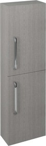 Sapho Theia - Vysoká skříňka 40x138x19 cm, 2x dvířka, P/L, dub stříbrný TH400-1111