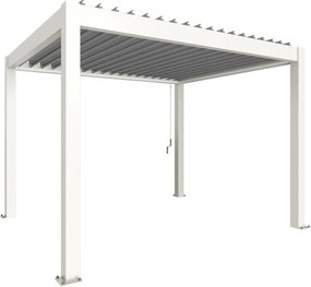 Biohort Pergola 3,5 x 3 bílá/stříbrná 367,5 x 312 cm