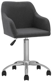 Otočná kancelářská židle tmavě šedá textil,  330622 HangarStore.cz