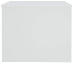 Konferenční stolek bílý 80 x 50 x 40 cm kompozitní dřevo