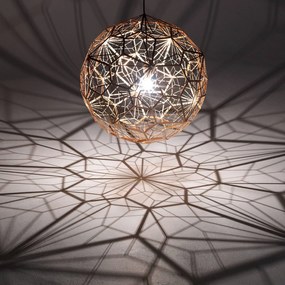 Tom Dixon Etch Web závěsné světlo z mosazi