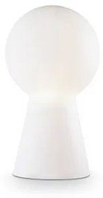 Stolní lampa Ideal Lux Birillo TL 1 big bianco 000275 bílá 30cm