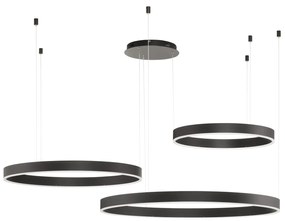 LED lustr Motif černá