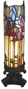 Dekorativní stolní lampa Tiffany FLOWERS Clayre &amp; Eef 5LL-6010