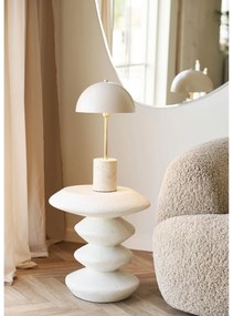 House Nordic Odkládací stolek BLACKBURN bílý ø36 cm