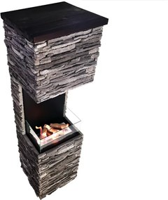 BIO FLAME Biokrb Camelot Grey