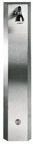 Sanela Nerezové sprchové panely - Nerezový sprchový nástěnný panel s piezo tlačítkem - předmíchaná voda SLZA 21P
