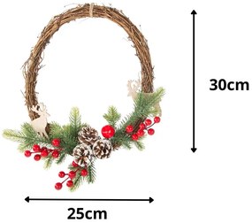 Verk Group Vánoční dekorace girlandy dekorace na dveře dekorace na zeď vánoční dekorace