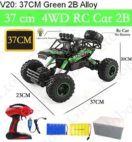 Offroad auto na dálkové ovládání, více variant Varianta: V20: 37CM Green 2B Alloy (slitina)