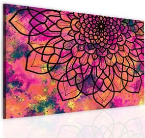 Malvis ® Obraz mandala barevná koláž Velikost (šířka x výška): 150x100 cm