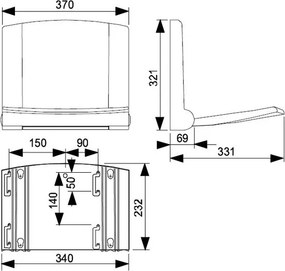 Jika Sprchové sedátko, bílá VS54002C010000