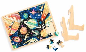 Mudpuppy Dřevěné puzzle Vesmírná mise 100 dílků