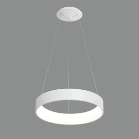 ACB Iluminacion Zavěsné LED svítidlo DILGA, ⌀ 60 cm, 48W, CRI90, CCT switch 2700-3000K Barva: Bílá, Stmívání: Casambi