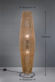 Stojací lampa v přírodní barvě (výška 103 cm) Miki – Reality