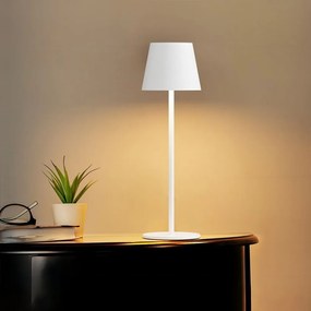 Toolight Toolight, dotyková LED noční stolní lampa 5W, 3 barvy světla, USB napájení, APP1370-T WHITE, bílá, OSW-08634