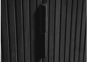 Designová skříňka Parveen 113 cm černý dub