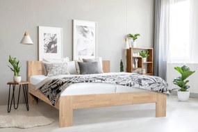 Ahorn Vento postel - buk cink Moření: Transparentní lak, Rozměr: 180 x 200 cm