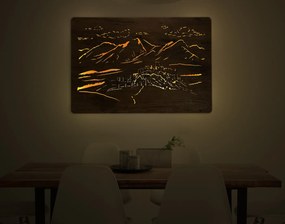 Li-Go "Spišský hrad" světelný obraz 230V 90x62 cm provedení povrchu: bílá