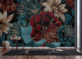 Fototapeta na míru Elegantní Dahlia | Vliesová fototapeta na zed' | DFT5P352015