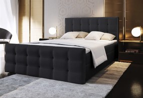 Expedo Čalouněná postel boxspring SAIMON + topper, 140x200, Cosmic 10