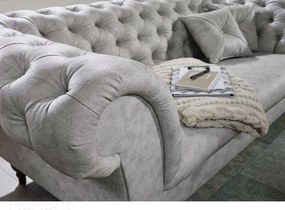 Askont Chesterfield Preston: Pohovka 3M Light Gray