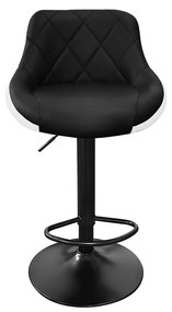 Aga Barová židle MR2000 Černá/Černo-bílá