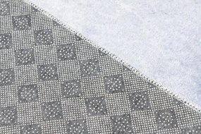 Moderní šedý koberec s abstraktním vzorem Šířka: 120 cm | Délka: 170 cm