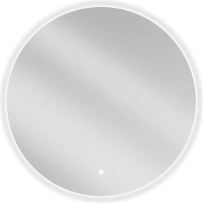 Mexen Erg, kulaté LED podsvícené koupelnové zrcadlo 70 cm, 6000K, topná podložka proti zamlžování, 9823-070-070-611-00