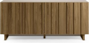 Krémová/v přírodní barvě komoda z borovicového dřeva 180x78x43 cm Marlo – Marckeric