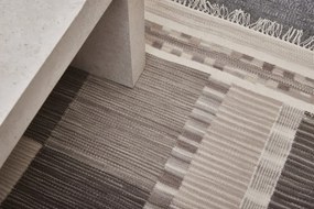 Diamond Carpets India, Ručně vázaný kusový koberec Da Vinci III DESP P115 Brown Stone Mix, 80x150, hnědá, ložnice